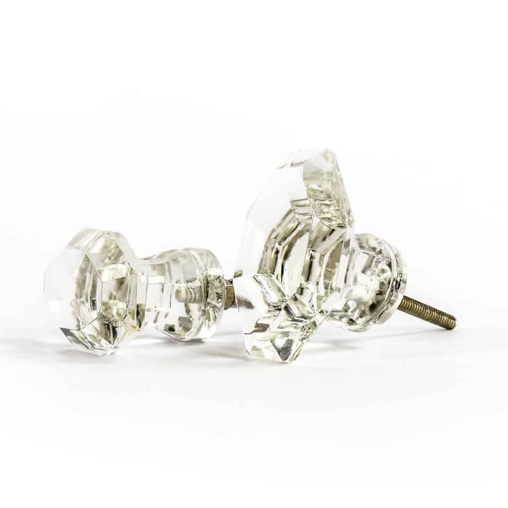 Clear Solid Glass Regency Knob | Do.Up