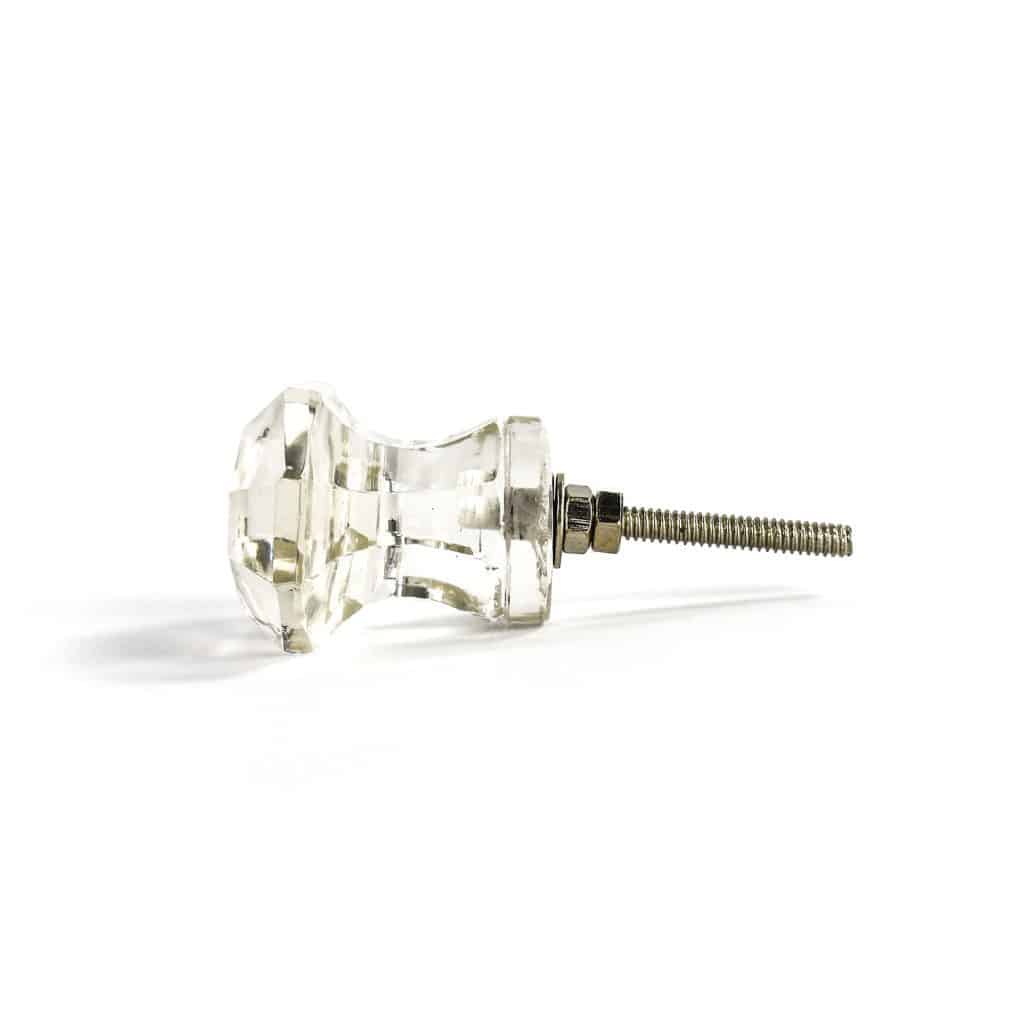 Clear Solid Glass Regency Knob | Do.Up