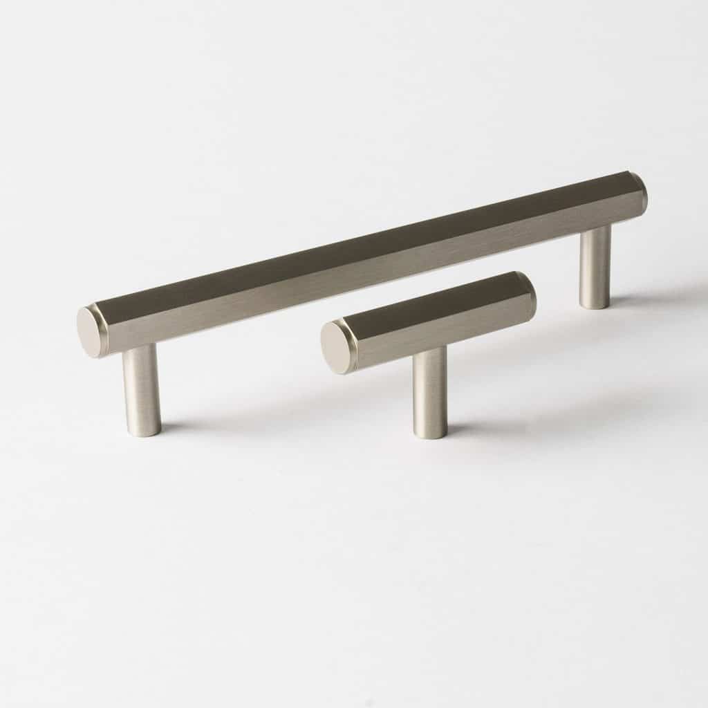 Brushed Silver Nickel Hex Handle | D.LUXE by Do.Up - Cabinet Handles