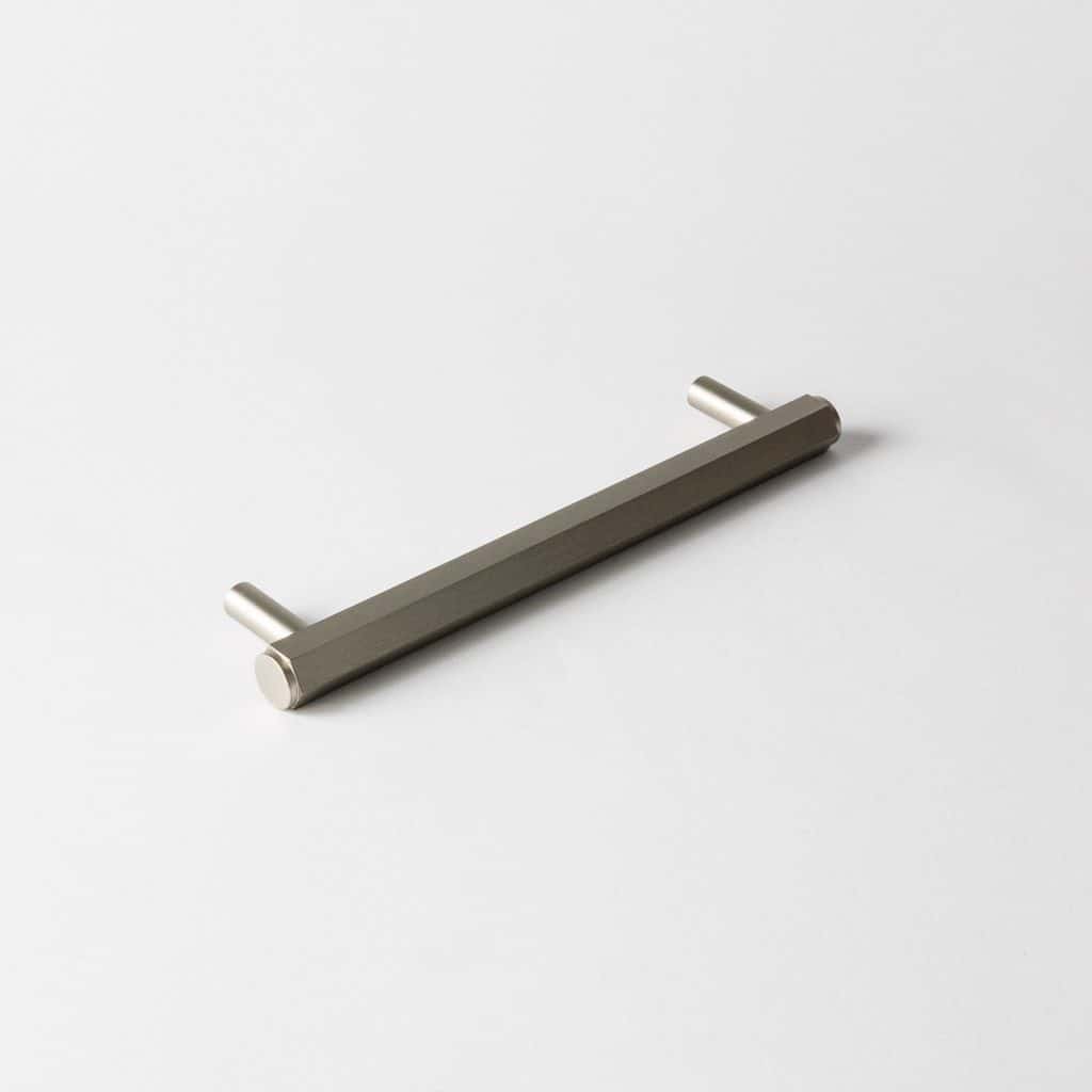 Brushed Silver Nickel Hex Handle | D.LUXE by Do.Up - Cabinet Handles