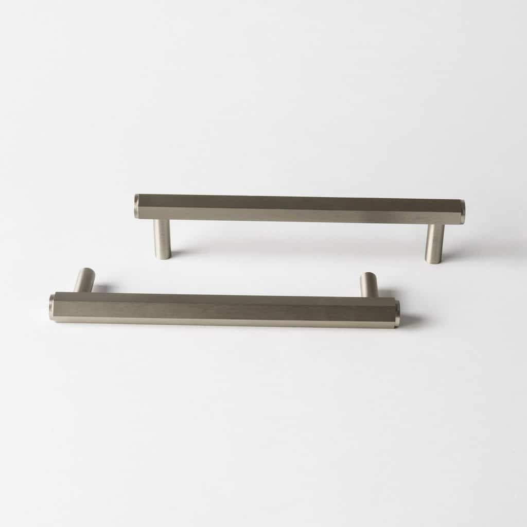Brushed Silver Nickel Hex Handle | D.LUXE by Do.Up - Cabinet Handles