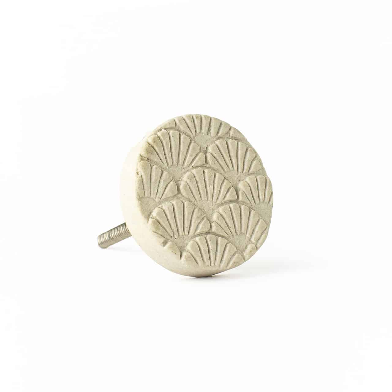 Raw Stone Fan Knob | Do.Up - Cabinet Knobs