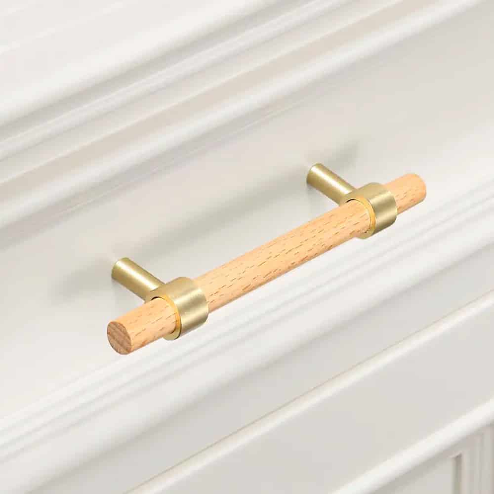Bergen - Beech Wood and Brass Handle - Handle | Do.Up