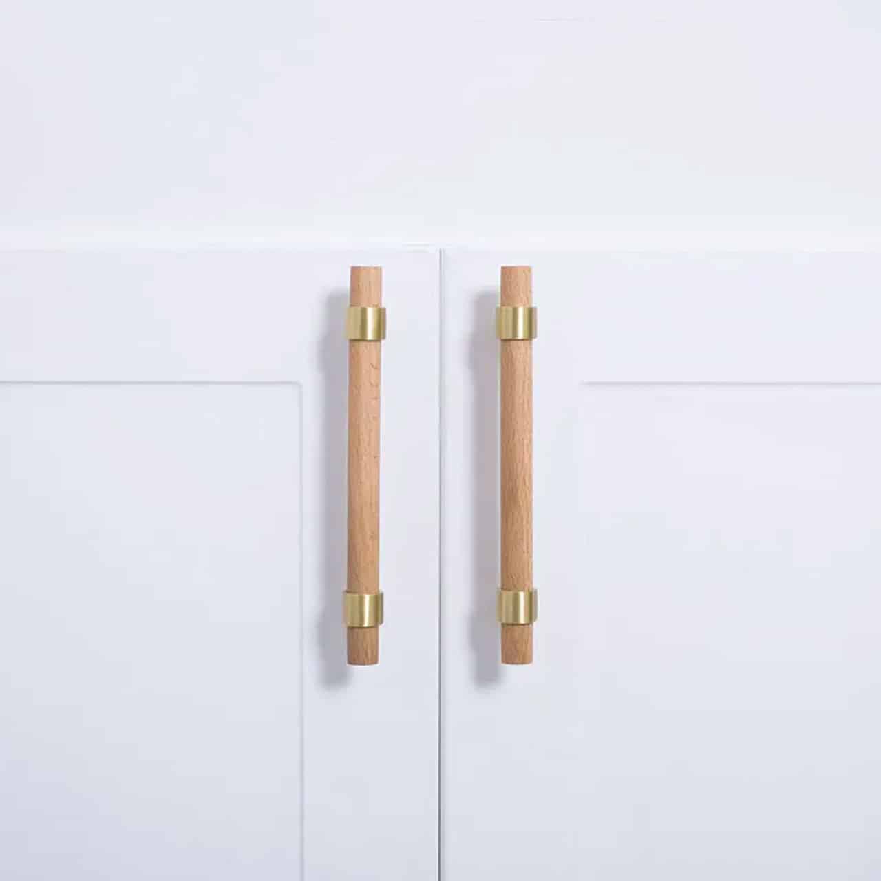 Bergen - Beech Wood and Brass Handle - Handle | Do.Up
