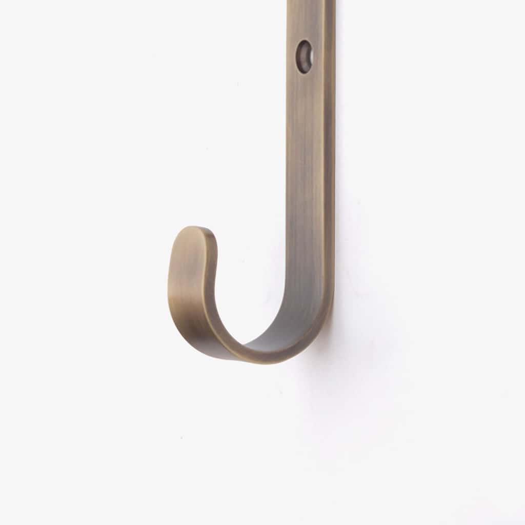 J - Brushed Brass Wall Hook - Do.Up | Wall Hook