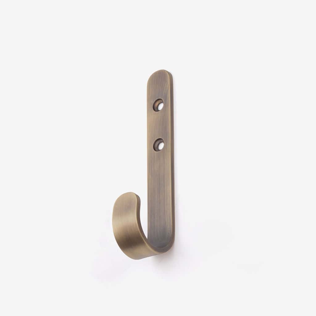 J - Antique Bronze Brass Wall Hook - Do.Up | Wall Hook