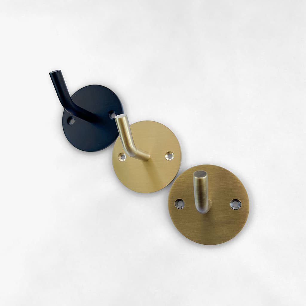 Round Antique Bronze Brass Wall Hook - Do.Up | Wall Hook
