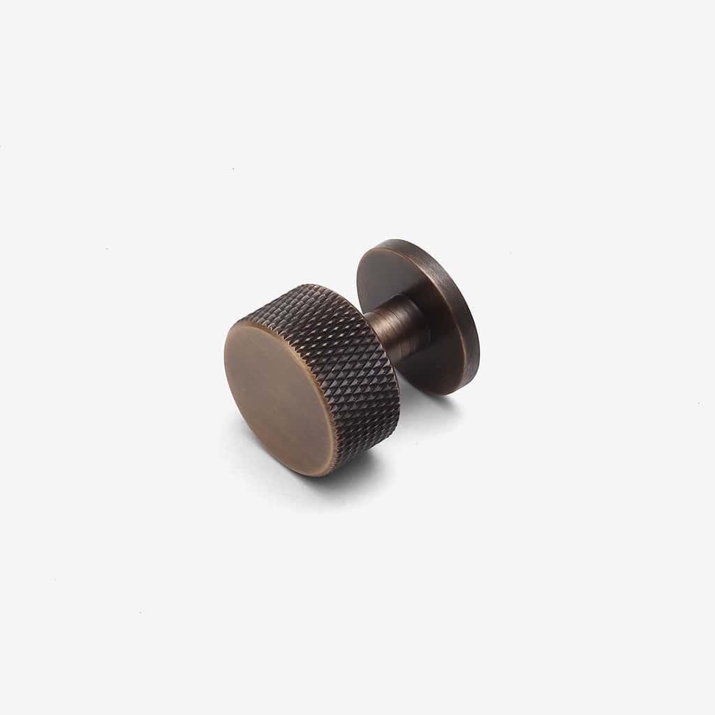 Lismore - Knurled Antique Bronze Brass Knob - Handle | Do.Up